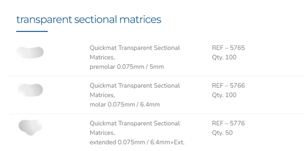 Quikmat Transparent Sectional Matrices