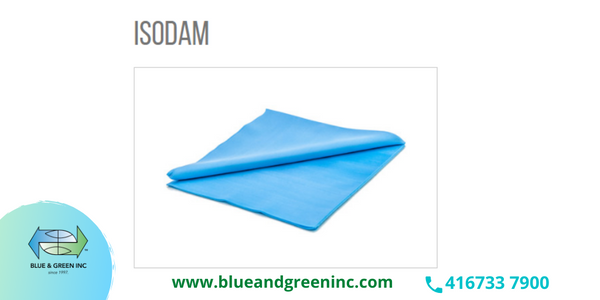 Dental Dam non Latex Isodam 5”x 5” Standard Package, 20 sheets (127cm