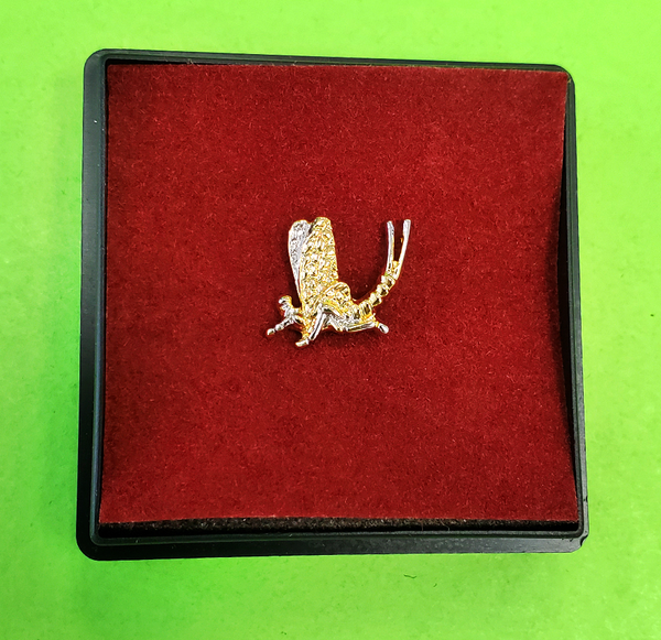 Handmade artist 24K Gold Plated Pin